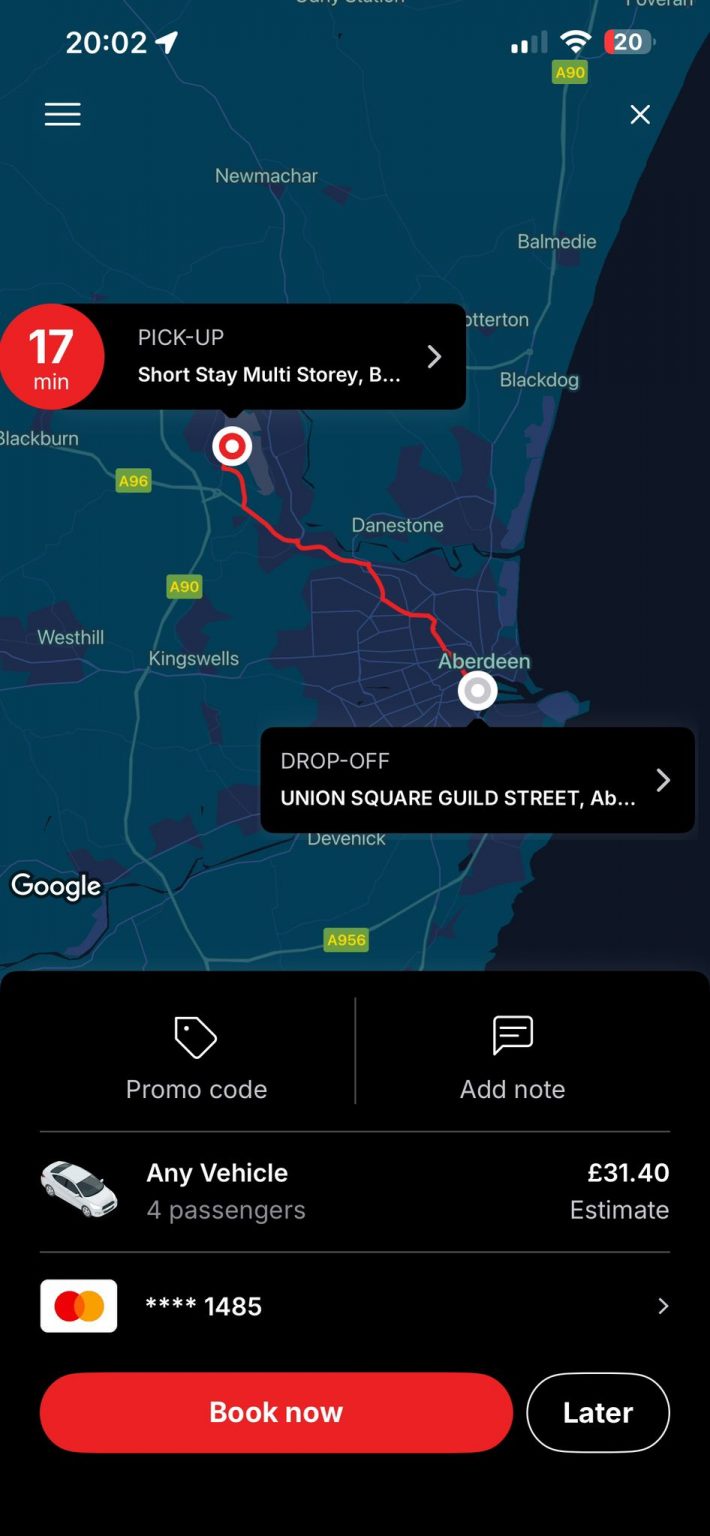 Aberdeen Taxis Launches a New Booking App and Dispatch System ...